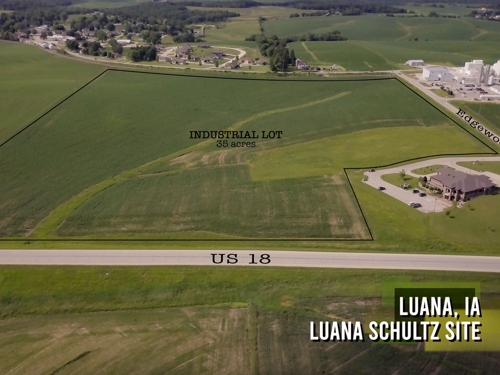 Industrial Lot Development | IA Financing | Luana Savings Bank